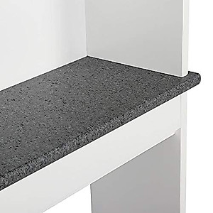 Yaheetech Over The Toilet Cabinet, Space-Saving Bathroom Cabinet w/Adjustable Shelves, 7.4in D x 23.2in W x 68.9in H