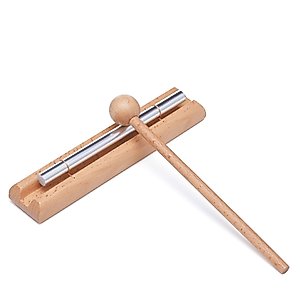 Solo Bell Chime Bar Hand Musical Percussion Instrument for Teachers‘ Classroom Management, Meditation, Meeting, and Sound Therapy