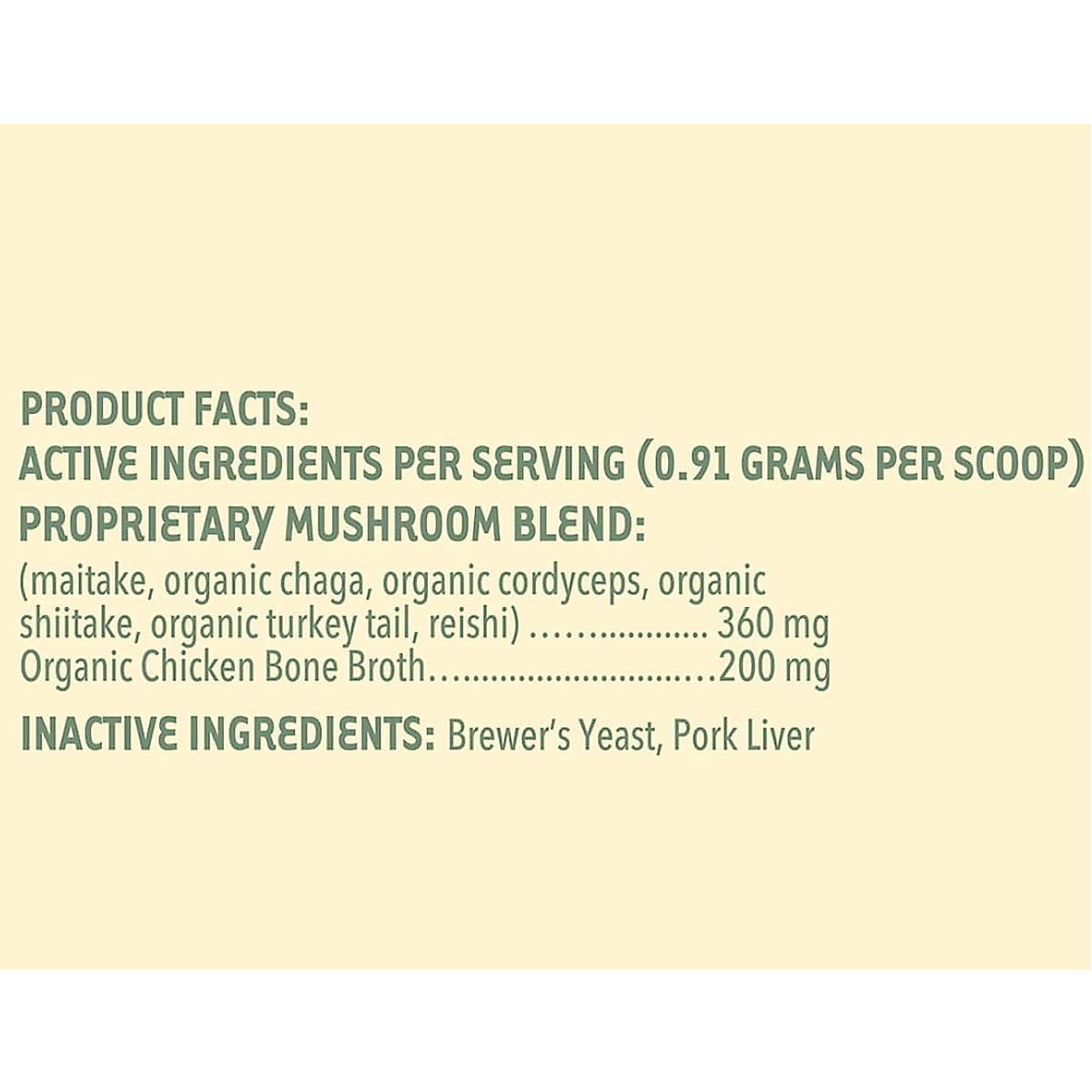 iHeartCats Bone Broth for Cats - Bone Broth & Mushroom Gold Powder Supplement for Immune System Support, Improved Mobility & Flexibility and Natural Detox - Turkey Tail Mushroom for Cats