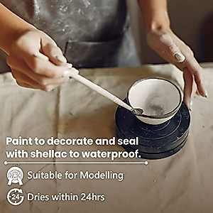 Old Potters Premium Air Dry Clay, White, 10 lbs