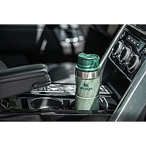 Stanley Trigger Action Travel Mug 0.25L / 8.5OZ Hammertone Green – Keeps Hot for 3 Hours - BPA-free Stainless Steel Thermos Travel Mug for Hot Drinks - Leakproof Reusable Coffee Cups