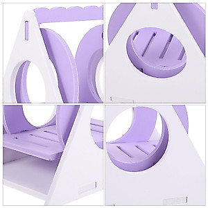 POPETPOP Hamster Swing Toy Guinea Pig Pet Accessories Toys Squirrel Swing Plaything Pet Supply Pet Supplies Hamster Hideout Small Pets Exercising Toy Rat Cage Toy PVC Household