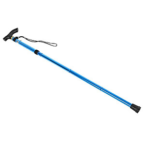 Dilwe Walking Stick, Telescopic Anti-Skid Trekking Pole Collapsible Hiking Poles Folding Walking Cane for Outdoor Camping Hiking Mountain Camping Mountain Climbing Tools(Blue£©