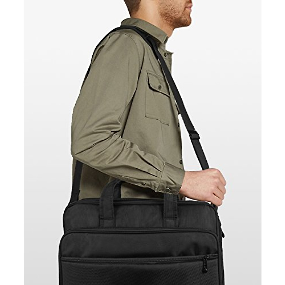 Shoulder Straps for Bags, 52" Adjustable Replacement Shoulder Strap for Laptop Bag, Universal Comfortable Computer Bag Belt with Metal Hooks for Crossbody Briefcase Duffel Messenger Bag Case, Black