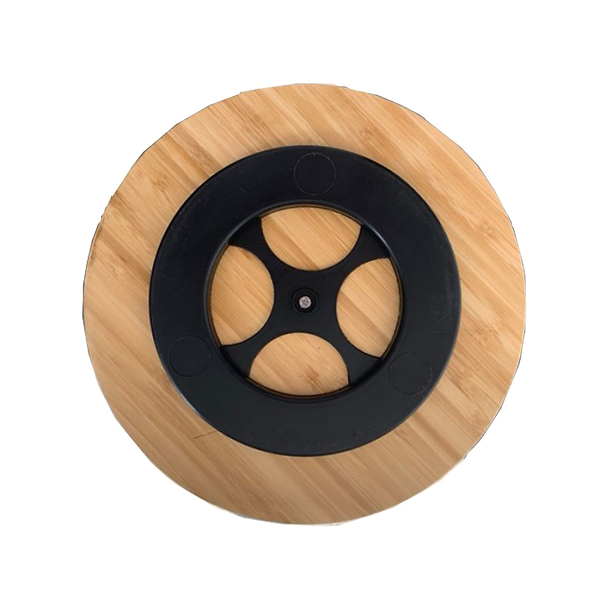 YCOCO Bamboo Lazy Susan Spice Rack Organizer for Cabinet,2 Tier Rotating Spice Rack,Lazy Susan Turntable Tiered Rotating Kitchen Spice Carousel for Cabinets,Pantry,Bathroom Display Stand