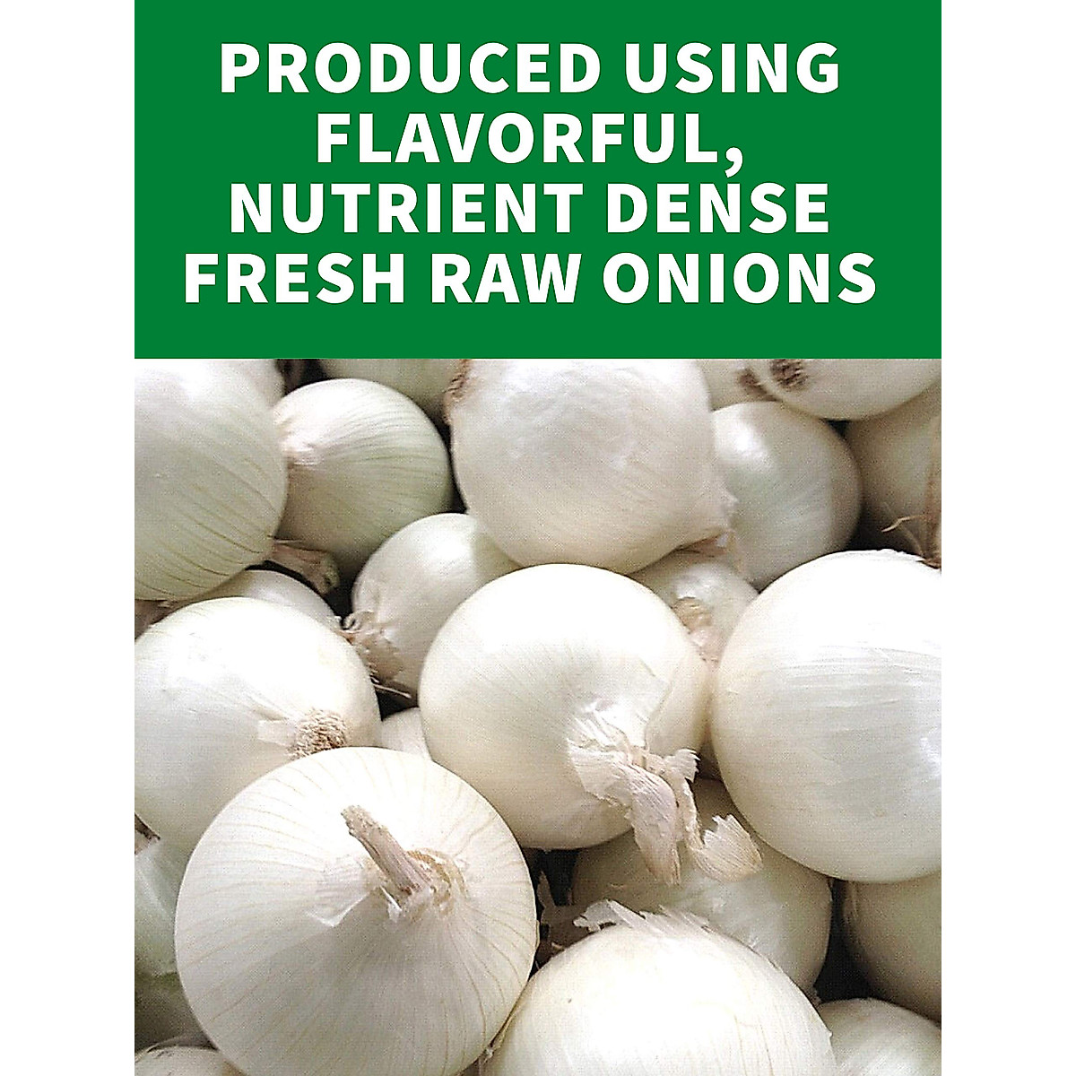 Chopped Onion : 100% Natural, No Preservatives, Real Taste, Substitute for Raw Onions, GMO Free, Gluten Free, Kosher Certified | By Nawabi