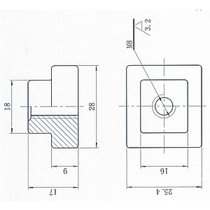 LLDSIMEX Adjustable Vise Stop 5 Axis Movement Mill Work Stop CNC Mill Machines Part Workpiece