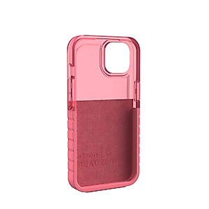 URBAN ARMOR GEAR [U by UAG Designed for iPhone 13 Case Red Clay Dip Slim Lightweight Stylish Trendy Translucent Shock Absorbing Antimicrobial PC TPU Modern Protective Phone Cover, [6.1 inch Screen]