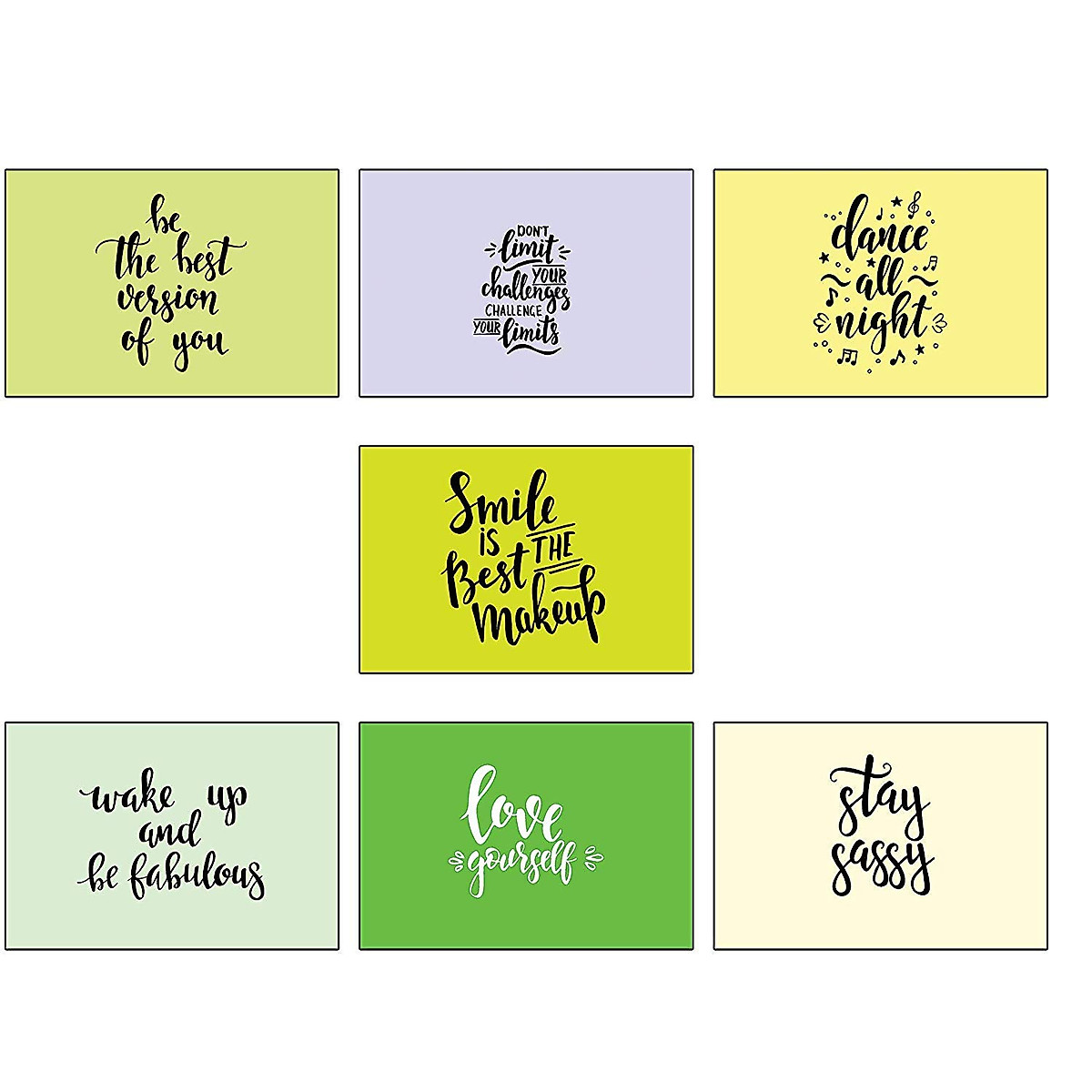 45 Shades of Motivation - Set of 45 postcards. 45 Different Motivational and Inspirational Quotes