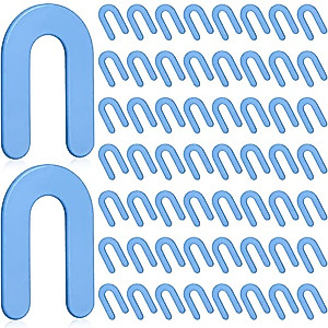 Horseshoe Shim Tile Spacers 1/16 Inch Tile Spacers U Shape Plastic Shims for Leveling, Blue (300)
