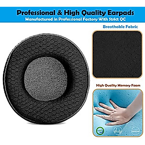 DowiTech Professional Headphone Replacement Ear Pads Cushions Headset Earpads Compatible with AKG K52 K72 K92 K240 Headphone Headset