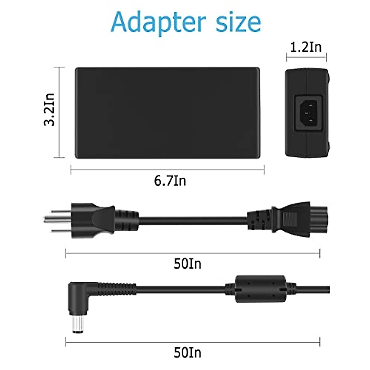 230W AC Charger for Acer Predator 15 G9-593 G9-593G 17 G5-793 G5-793G G9-793 G9-793G Predator Helios 500 PH517-51 PT715-51 PT917-71 Predator Triton 700 Predator Triton 900 PT917-71