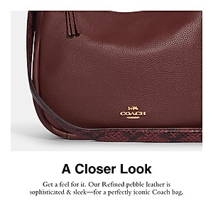 COACH Jules Hobo Shoulder Bag, Wine Multi