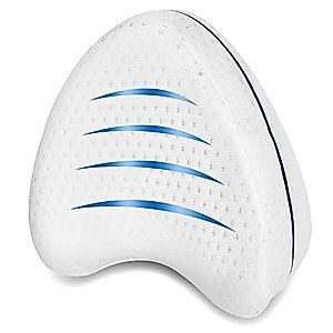 GLORSIGN Knee & Leg Pillows Foam Support Pillow for Sleeping for Back Pain,Leg Pillow for Sleeping On Side, Memory Foam Cushion Knee Support Pillows ,Pregnancy Pillow Removable and Washable Cover
