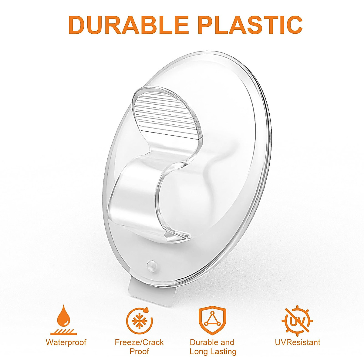 Hooks for Outdoor Rope Light Clips：20Pcs Outdoors String Lights Clip - Heavy Duty Hanging Clear Light Clip with Waterproof Adhesive for Patio Hold Fence Hangers and Christmas Lighting Strips Hook