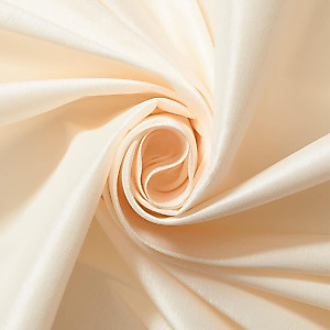 Taffeta Stretch Fabric 2-Way Stretch 58" Wide by The Yard (Ivory)