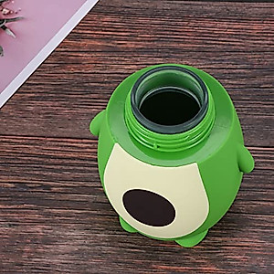 Padyrytu Cartoon Avocado Glass Double Layer Student Simple Fresh Mori Cute Portable Water Cup, Travel Mug Tea Water Bottle Coffee Flask, Born for Girls And Ladies, Green