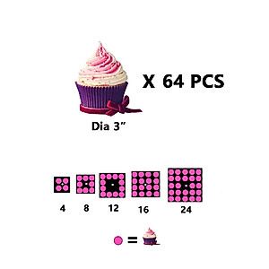 SinoAcrylic Cupcake Stand - 5 Tiers Square Cupcake Tower - Tiered Serving Dessert Cake Holder - Unique Black Exquisite Plate - Perfect for Wedding, Birthday, Party, Baby Shower and Christmas