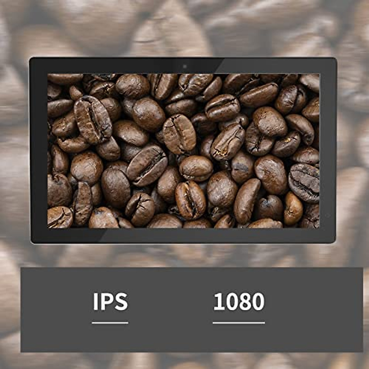 24 high-Definition Advertising Machine Electronic Photo Frame Digital Photo Album Supports 1080P/HDMI Input/IPS Screen/Button Remote Control Dual Operation (Color : White)