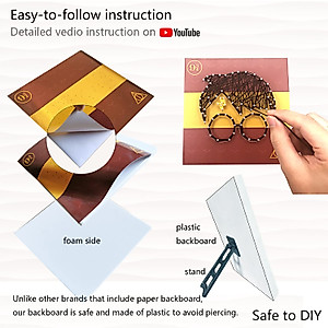 craftstring String Art Kit for Kids and Adults, All-in-One, DIY 2 Large String Art Canvases-Harry Potter and Owl Edition