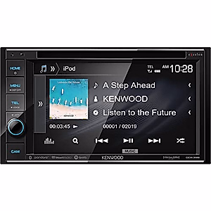 KENWOOD eXcelon DDX396BT Double DIN SiriusXM Ready Bluetooth in-Dash DVD/CD/AM/FM Car Stereo Receiver w/ 6.2" Touchscreen