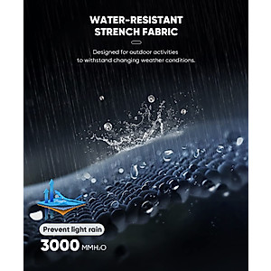 Wespornow Men's-Hiking-Shorts Tactical Shorts Lightweight-Quick-Dry-Outdoor-Cargo-Casual-Shorts for Hiking Cycling (Khaki, Large)