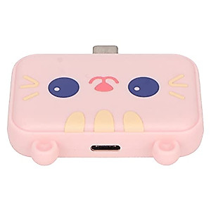 Type C Hub, USB 3.0 Mini Multiport PD Adapter Portable Fast Charging HD Multimedia Interface for Phone (Pink)