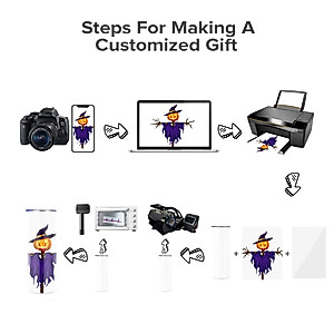 FASTSUB 6 Pack Sublimation Tumblers 20 oz Blank Bulk Luminous Cups Glow in the Dark Straight Stainless Steel Double Wall Vacuum Insulated with Lids and Straws for Tumbler Heat Press Glow Blue