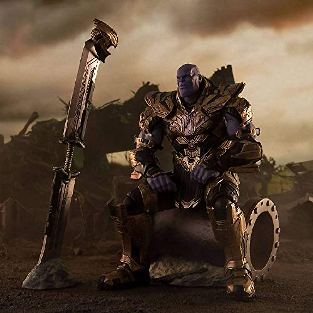 TAMASHII NATIONS - Avengers: Endgame - Thanos Final Battle Edition, Bandai Spirits S.H. Figuarts Action Figure