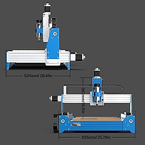 Genmitsu CNC Router Machine PROVerXL 4030 with GRBL Control + Offline Control Module with LCD Touchscreen for PROVerXL 4030