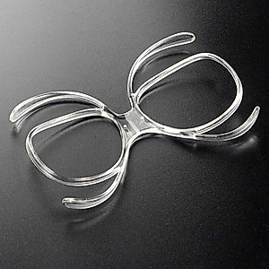 spiid Prescription Ski Goggles Rx Insert Optical Adaptor TR90 Flexible Bendable Universal Size Inner Frame Snowboard Motorcycle Goggle 2pcs