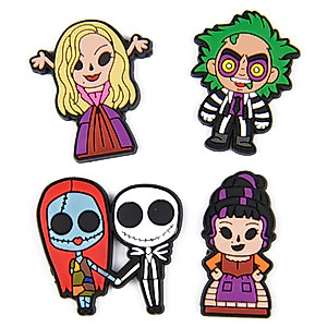 XQNB PVC Shoe Charms Horror Movie Halloween Shoe Decorations Accessories Fit Kids Girl Boys Adults Party Favor Gifts