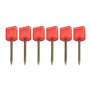 SHARROW 12/24 Pack Target Face Pins for Holding Target Face/Paper on EVA Foam or Grass Target Accessories Archery (24 Pack)