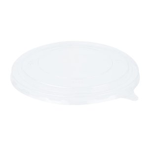 Restaurantware LIDS ONLY: Foil Lux Lids For 45 OZ Take Out Containers 200 Lift Tab Lids For Food Containers - Disposable Clear Plastic Food Container Lids Containers Sold Separately