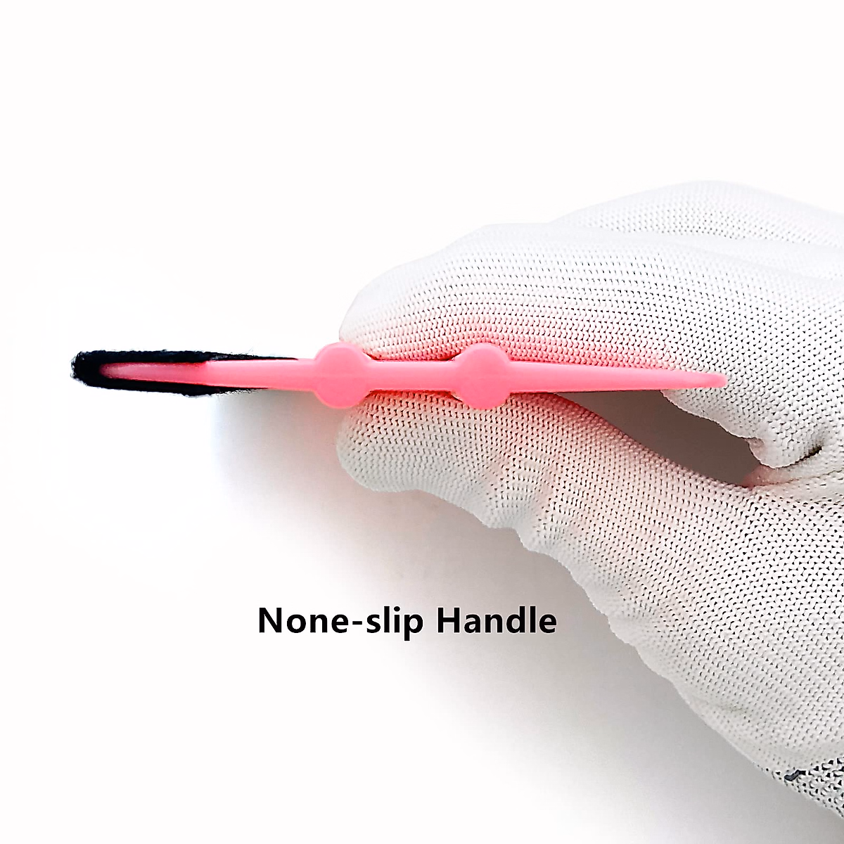 Umaki 2Piece Plastic Vinyl Scraper Car Tint Film Tools Decal Applicator with Micro Fiber Felt, Scratchless Durable Plastic Squeegee for Craft Adhesive Vinyl, Automotive Vinyl Film Wrap Graphic, Pink