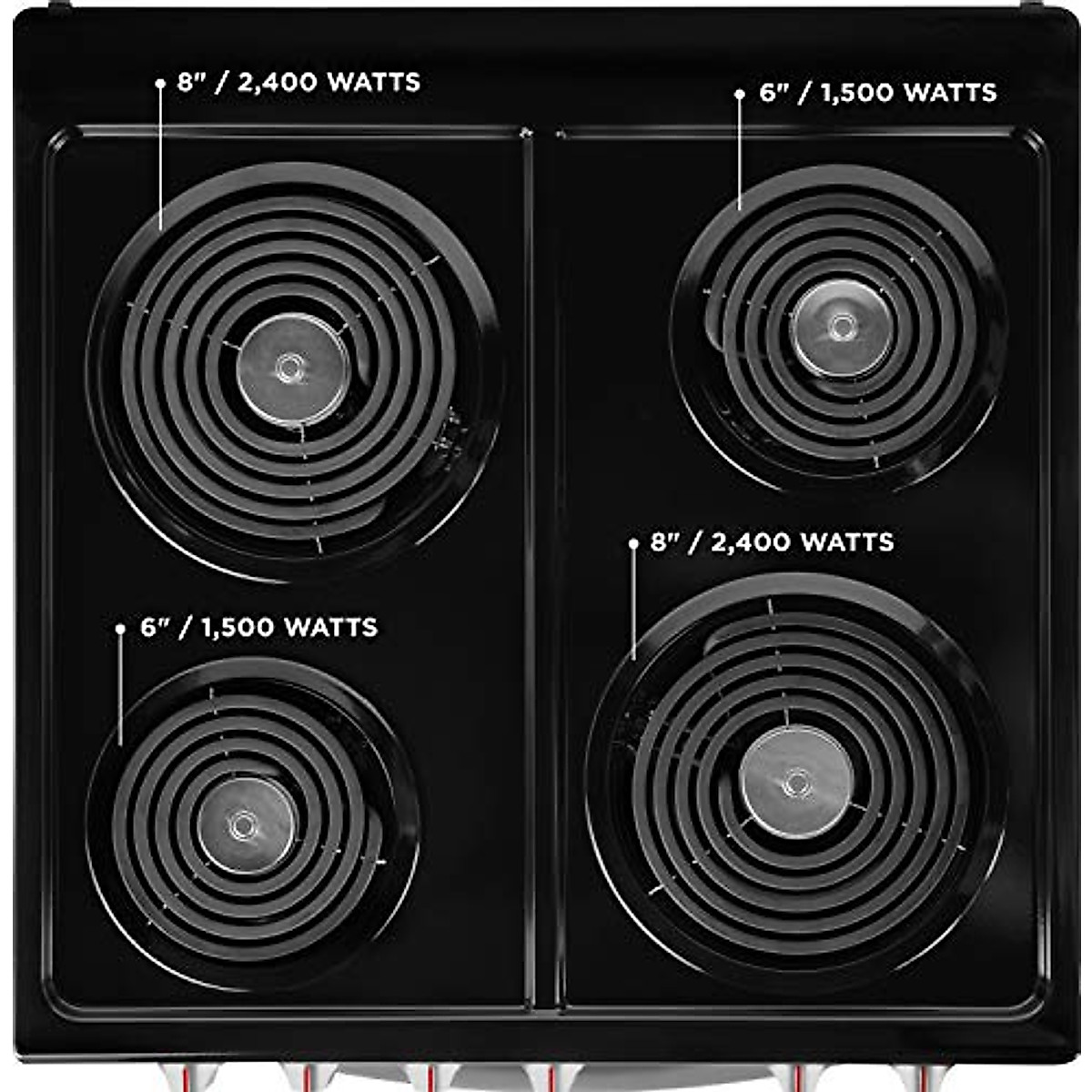 Frigidaire 24 in. 1.9 Cu. Ft. Electric Range in Stainless Steel with Hidden Bake, ADA Compliant