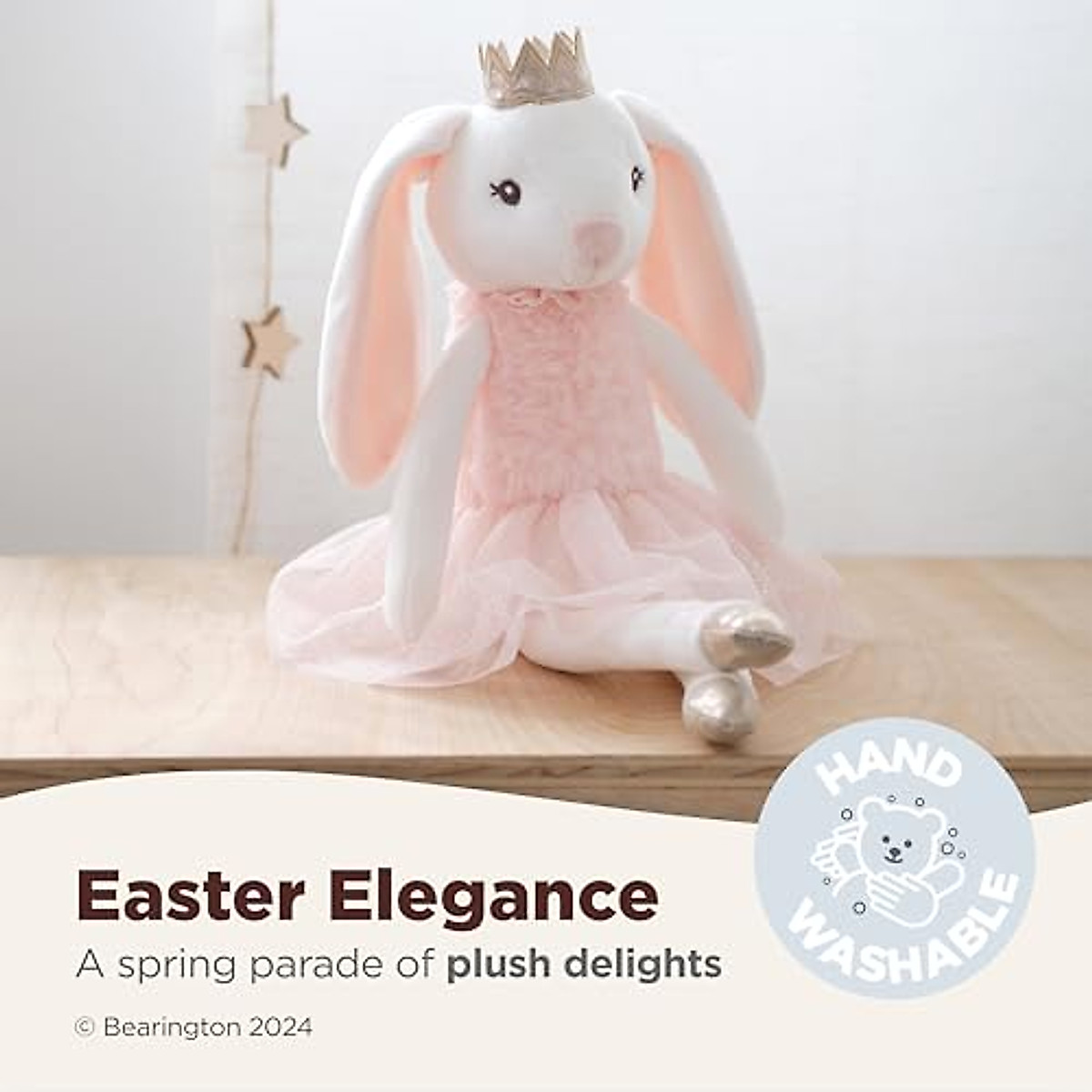 Bearington Brise The Ballerina Bunny Stuffed Animal, 16 Inch Plush Bunny