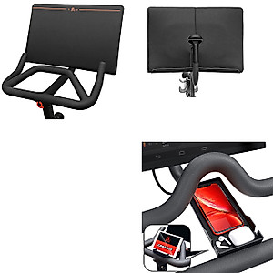 Crostice Phone Holder Compatible with Peloton Bike & Bike Plus, Screen Cover Monitor Protector for Bike+ & Tread & Row (NOT for OG Bike)