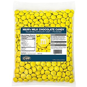 Yellow Milk Chocolate M&M's Candy (1 Pound Bag)