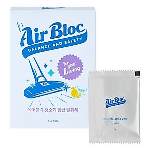 Clean & Block Vacuum Odor Eliminator and Air Freshener for Vacuum Bin and Canister, Safe and effective sterilization solution for home, office, carpet (6 Pack)