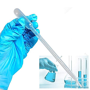 Yesallwas Plastic pippets Dropper 3ml 100Pcs, Pipette Dropper for Lab Measuring and distributing Liquid