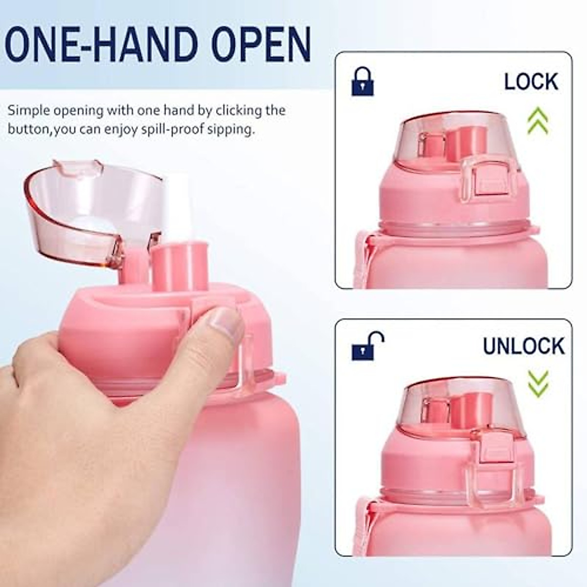 MeyeLo tritan cross-border water bottle sports cup in stock wholesale large capacity gradient direct drink portable rope holding outdoor kettle