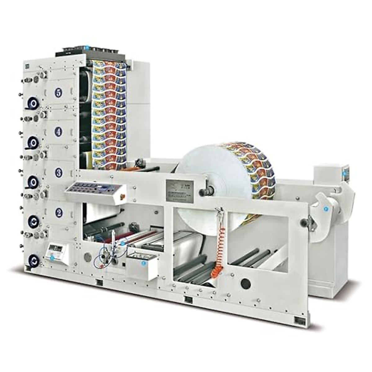 High Speed Automatic Multifunction Paper Roll Flexo Printing Machine for Paper Cup