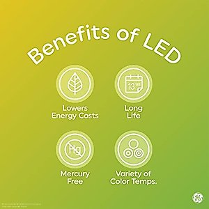 GE Lighting LED+ Outdoor Security Flood Light Bulb with Motion Sensor, Warm White, Dusk to Dawn Setting, Medium Base, 90 Watt Replacement, 1 Count (Pack of 1)