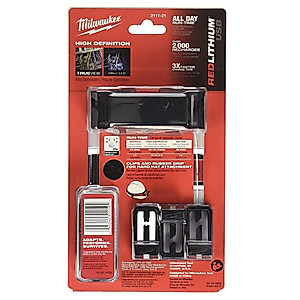 Milwaukee 2111-21 475-Lumen LED Rechargeable Hard Hat Headlamp