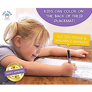 Tot Talk Placemat U.S. Constitution Meal Dining Kids Mat tot1079