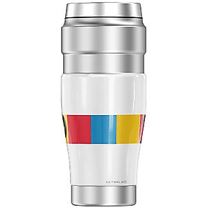 Friends Headshots THERMOS STAINLESS KING Stainless Steel Travel Tumbler, Vacuum insulated & Double Wall, 16oz