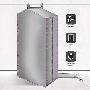 Attracting Portable Clothes Dryer Foldable Apartment Clothes Dryer,Cover for Dry Clothes,Travel Light Dryer,Quick Drying(Without Dryer)