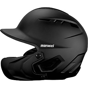 Marucci DuraVent Batting Helmet, NOCSAE Certified, Black, Senior