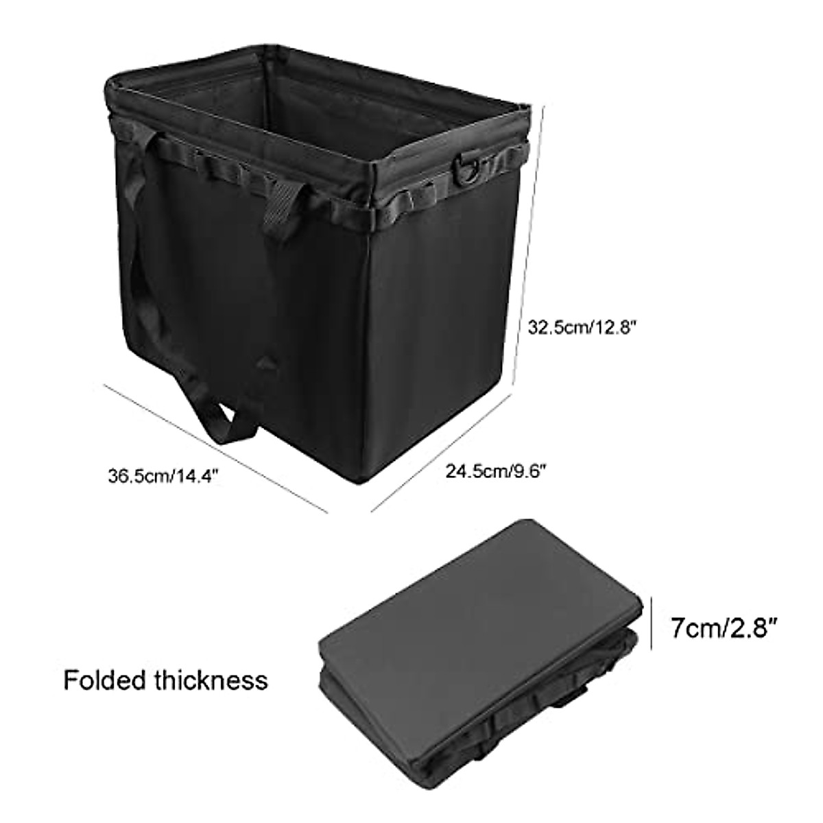 TargetEvo Picnic Basket Outdoor Camping Storage Organizer Bag Foldable Travel Box Storage Tool Military Bag Multi-Functional with Side Pockets Couples